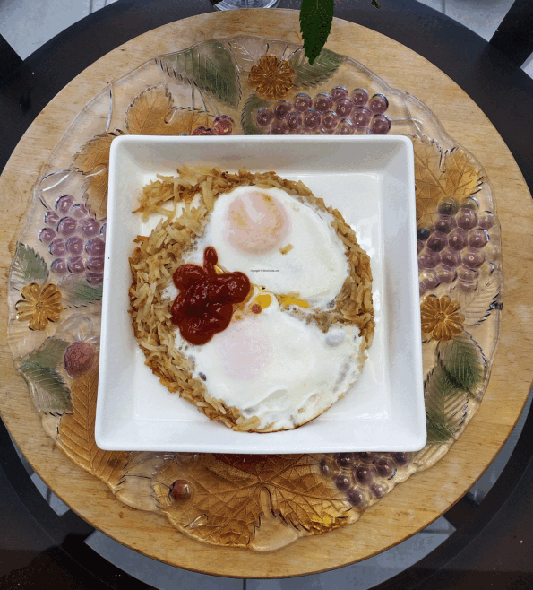 Swiss Potato Rosti made with Parsi Potato Sali – ParsiCuisine.com